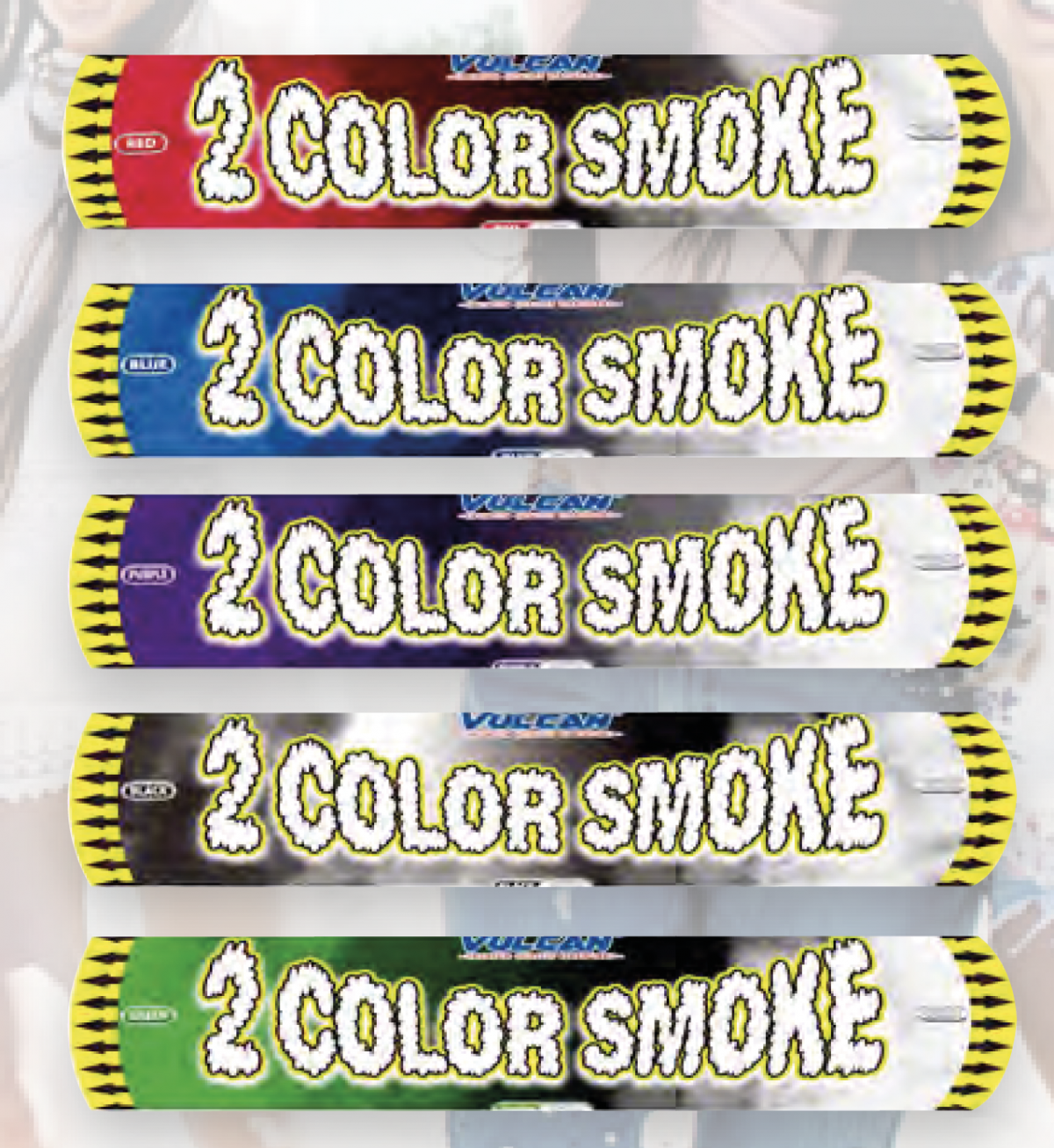 Purple & White - Double Colour Smoke Pyrotechnic Device (5 Pack ...