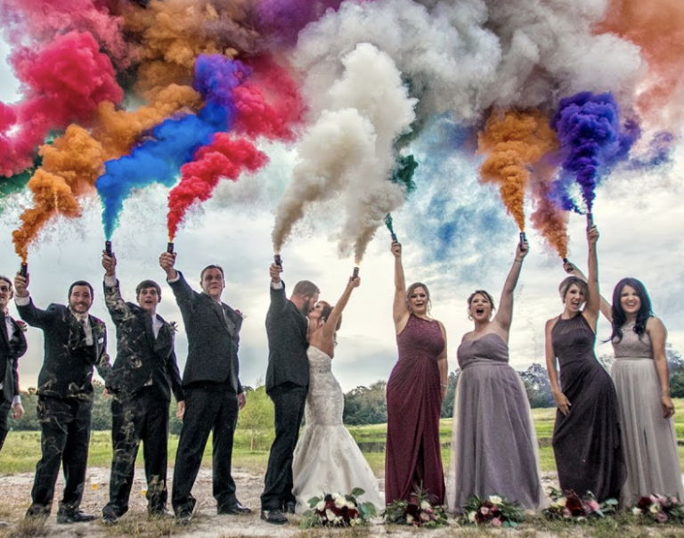 Black, Red & Yellow - Triple Colour Smoke Pyrotechnic Device (5 Pack ...