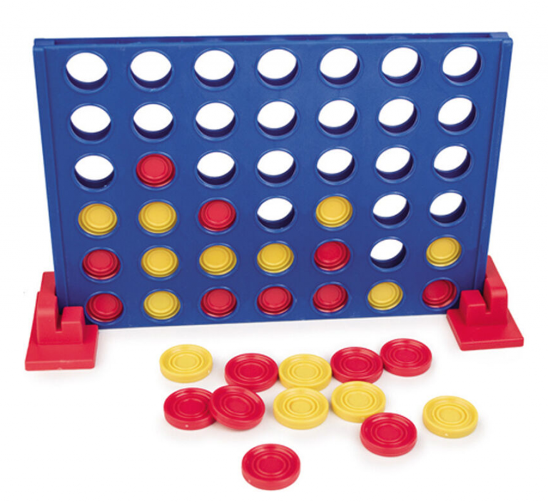 Kids Play Four in A Row Game - Party Experts