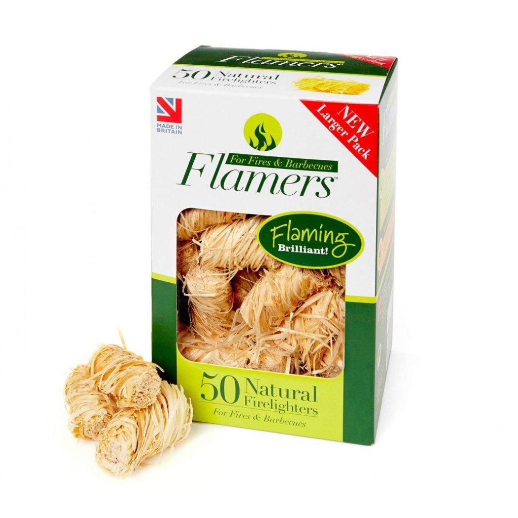 50 Flamers / Twizzlers Eco Friendly Natural BBQ Firelighters - Party ...
